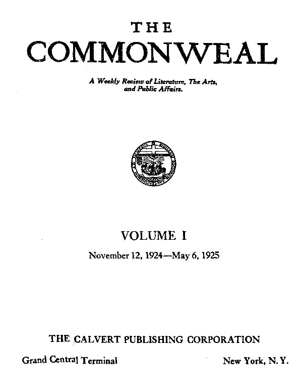 Throwback Thursday: Happy Birthday, Commonweal! | Commonweal Magazine