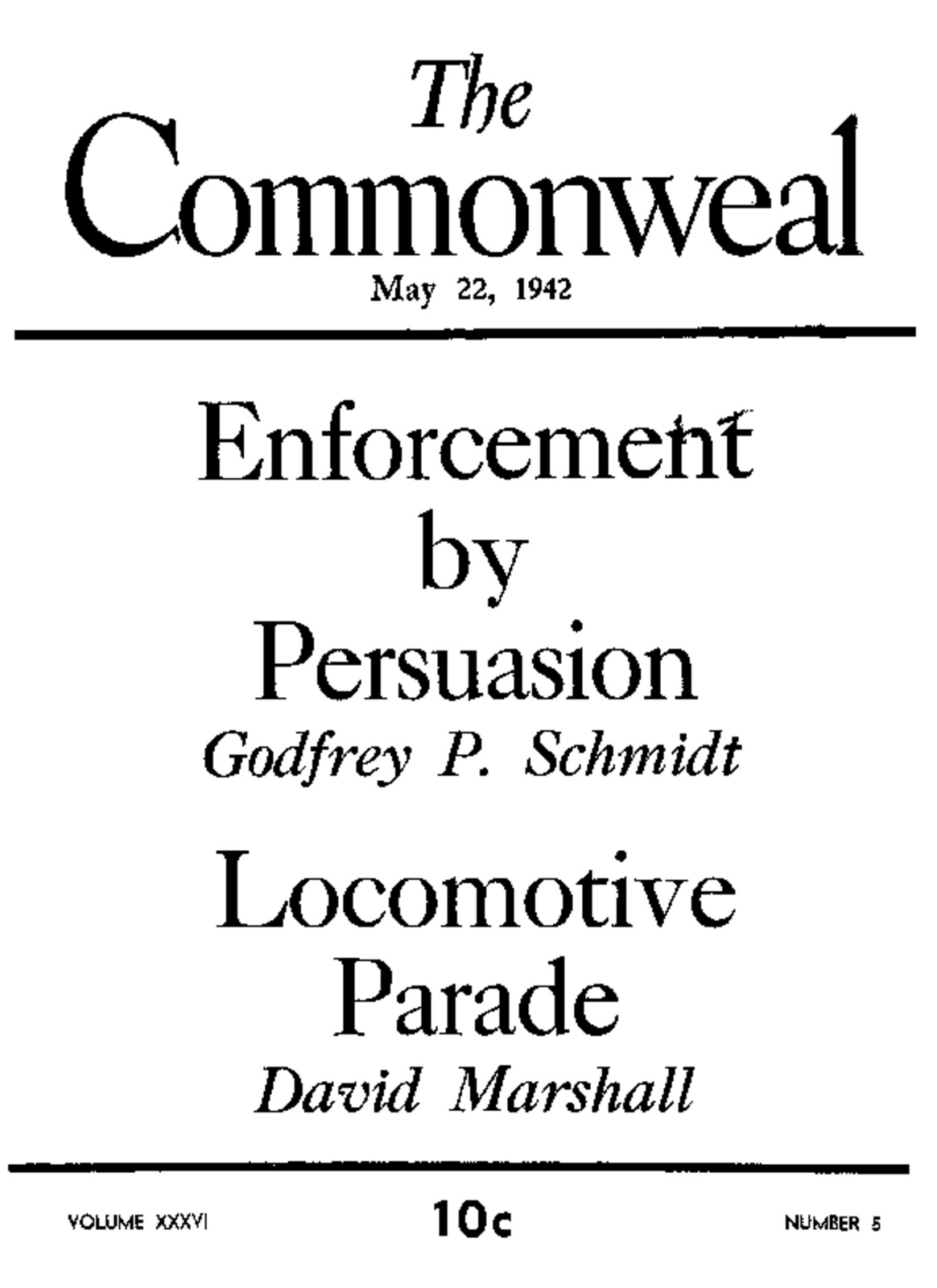 May 22, 1942 | Commonweal Magazine