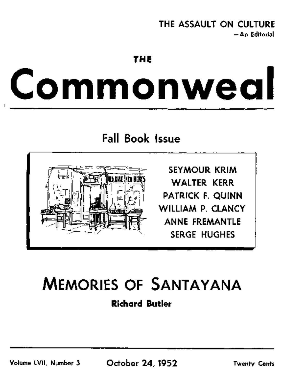 October 24, 1952 | Commonweal Magazine