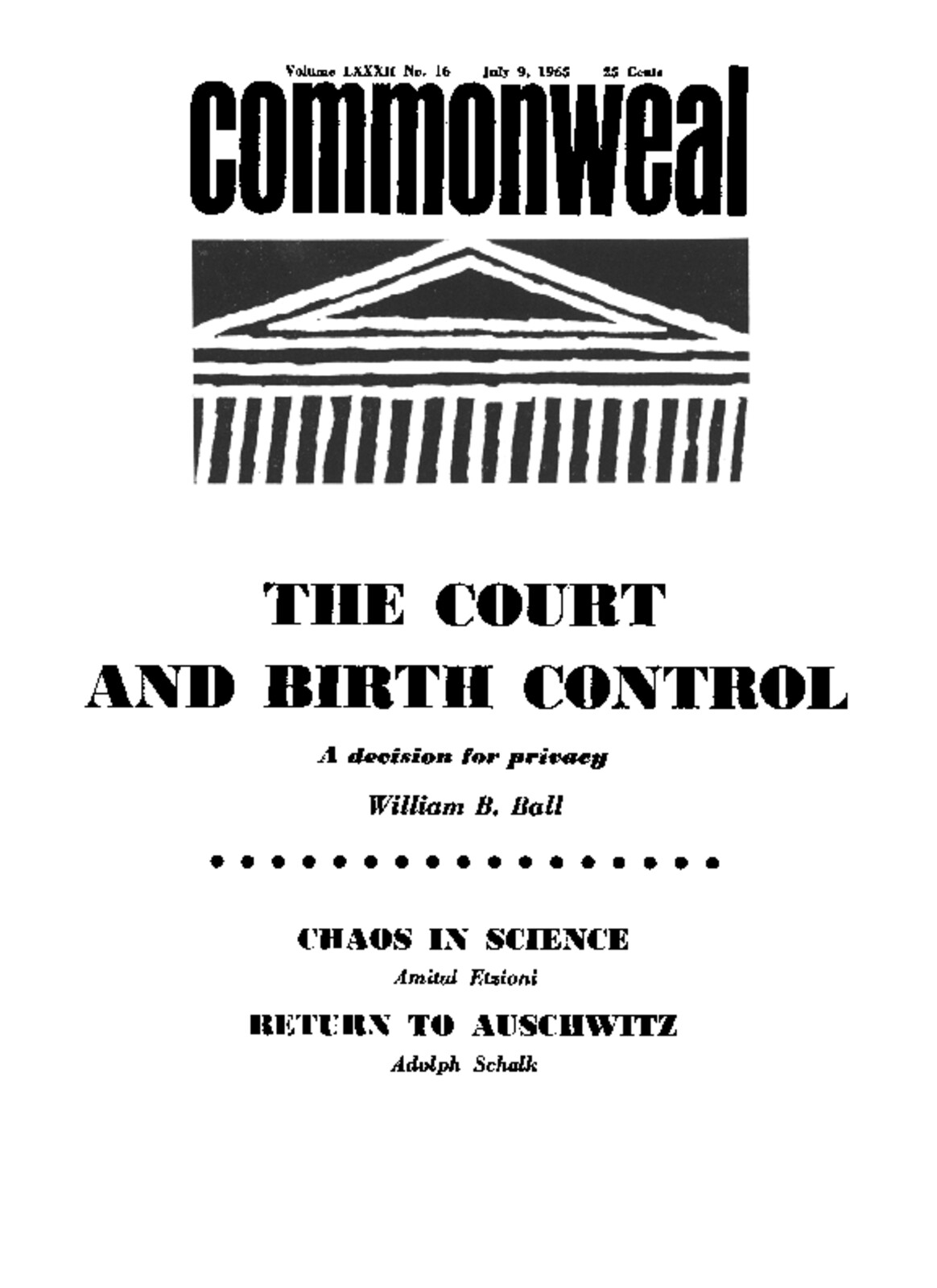 July 9, 1965 | Commonweal Magazine