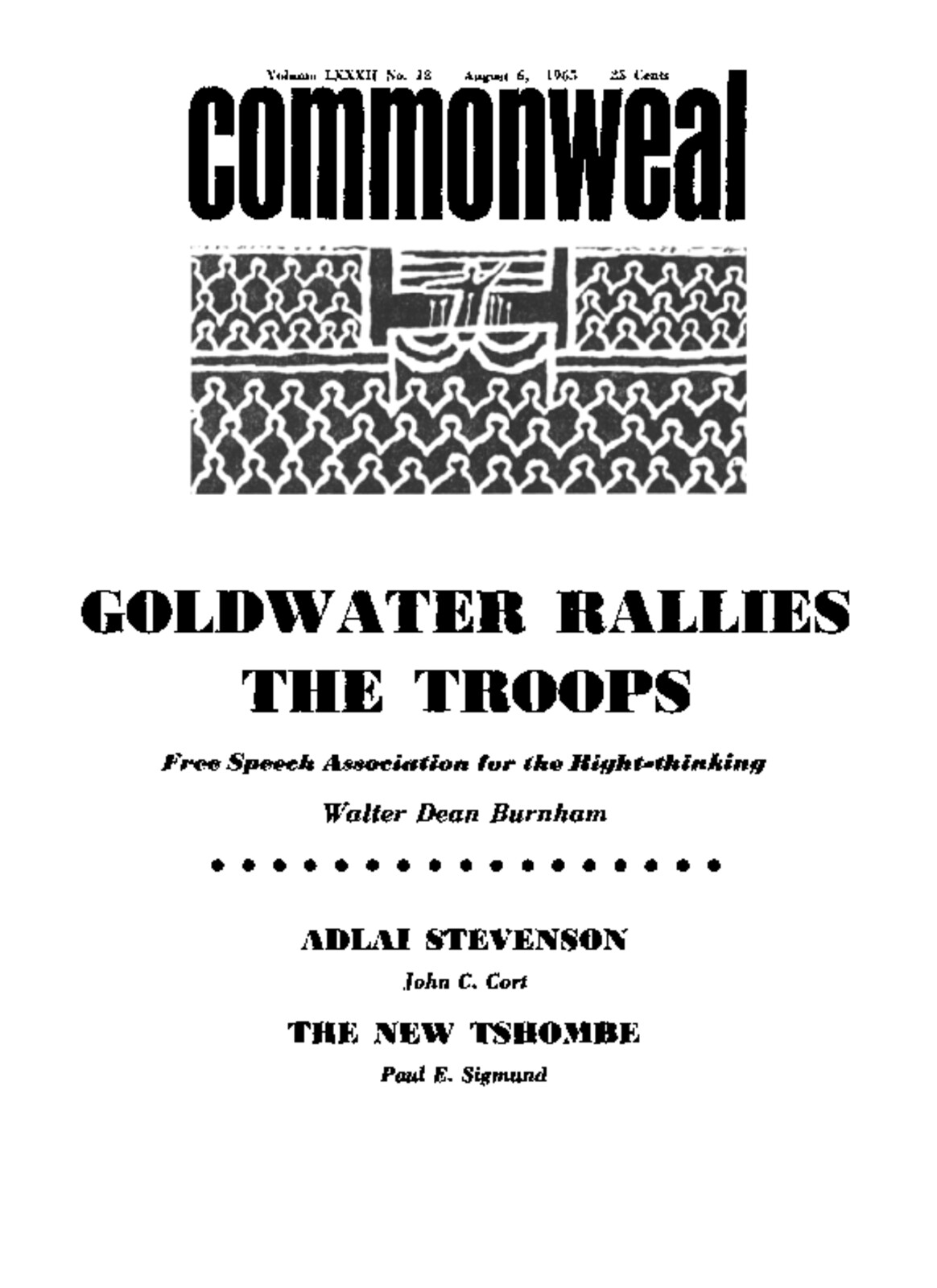 August 6, 1965 | Commonweal Magazine