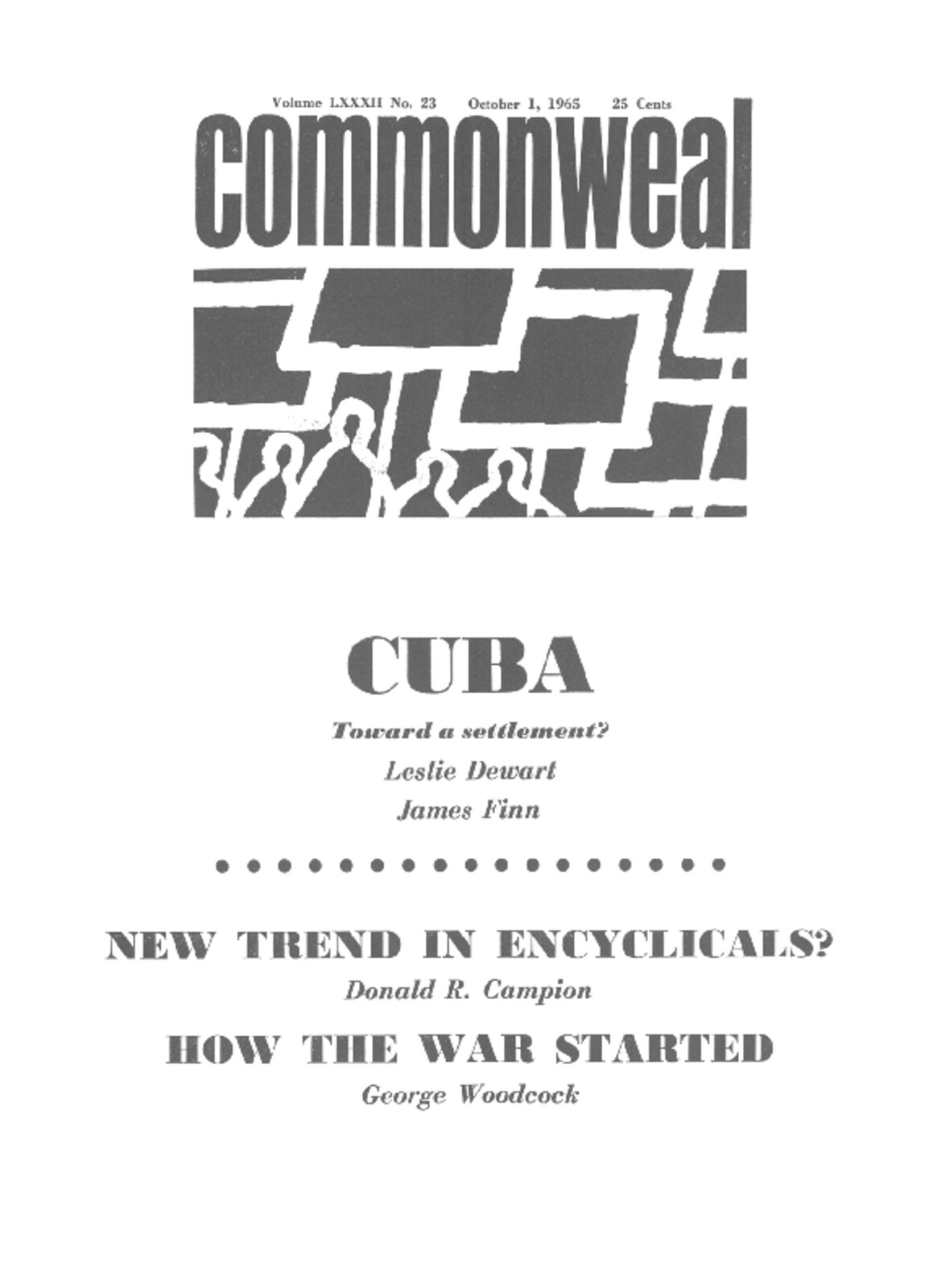 October 1, 1965 | Commonweal Magazine