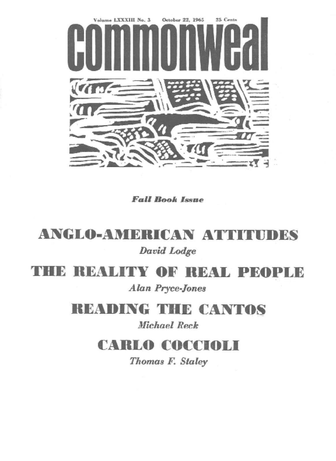 October 22, 1965 | Commonweal Magazine