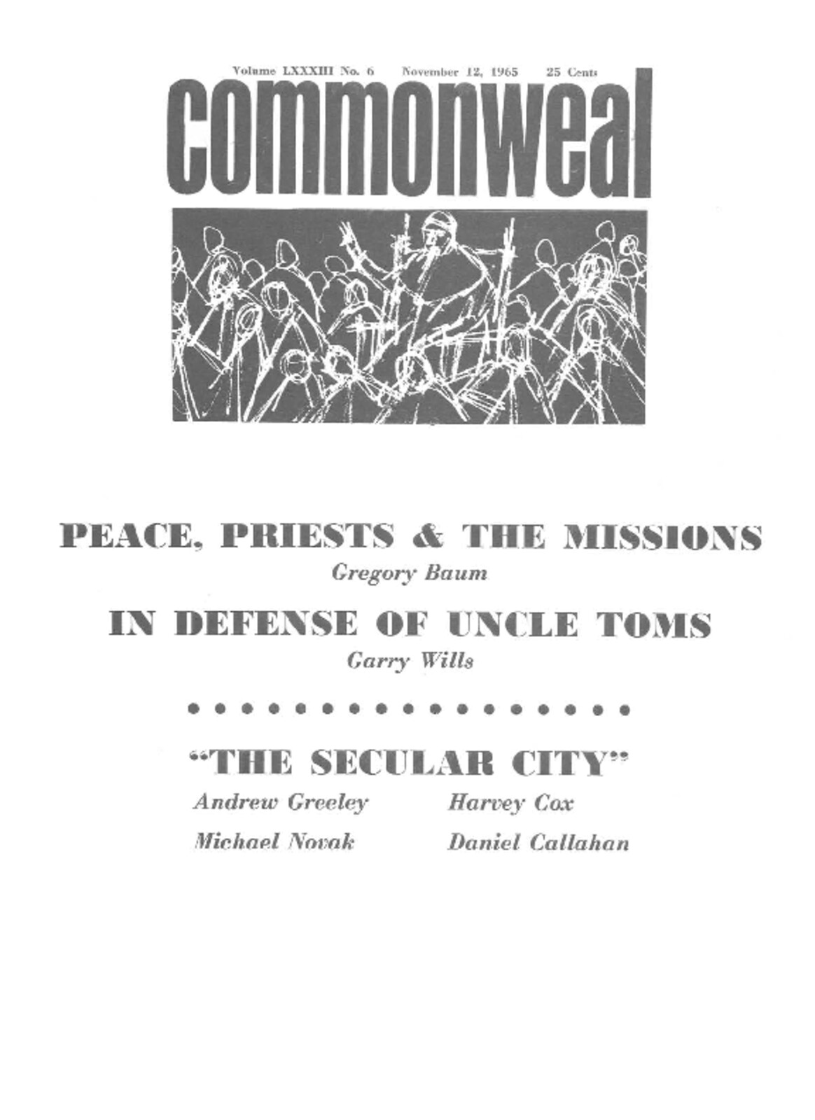 November 12, 1965 | Commonweal Magazine