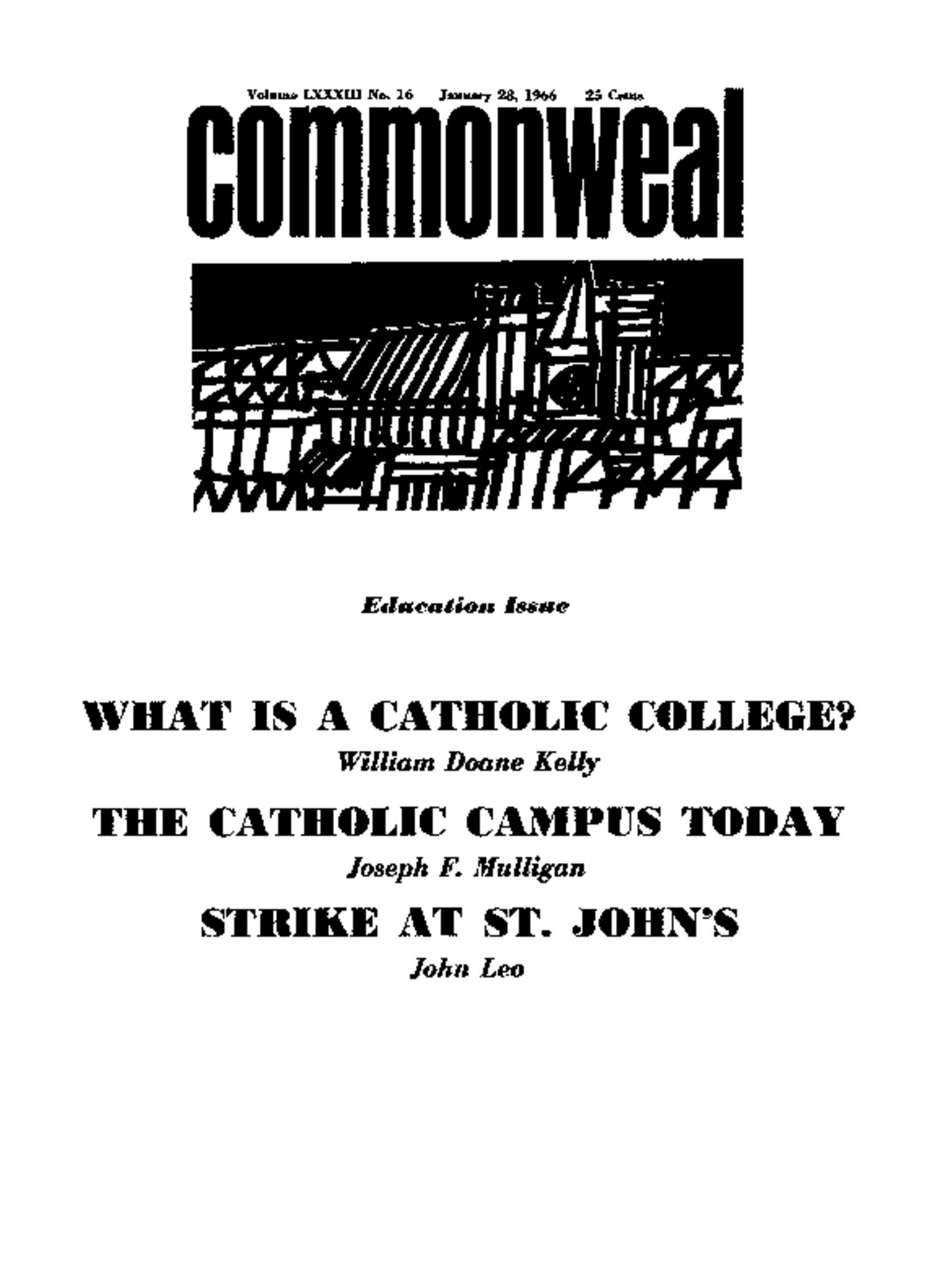 January 28, 1966 | Commonweal Magazine