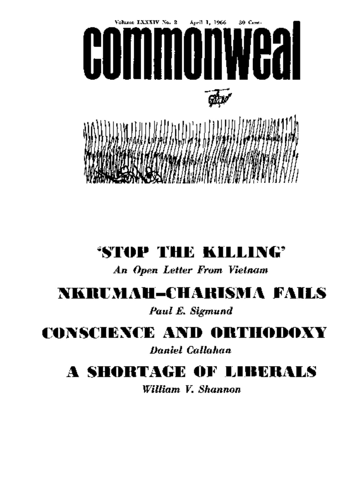 April 1, 1966 | Commonweal Magazine