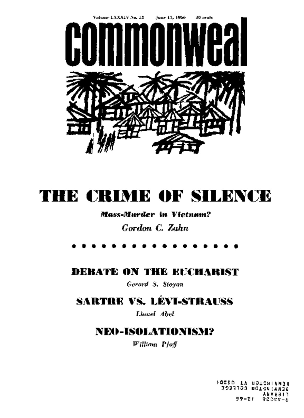June 17, 1966 | Commonweal Magazine