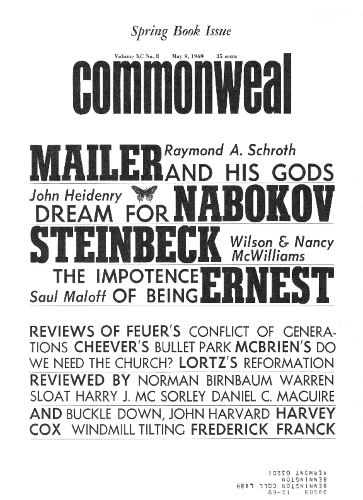 May 9, 1969 | Commonweal Magazine