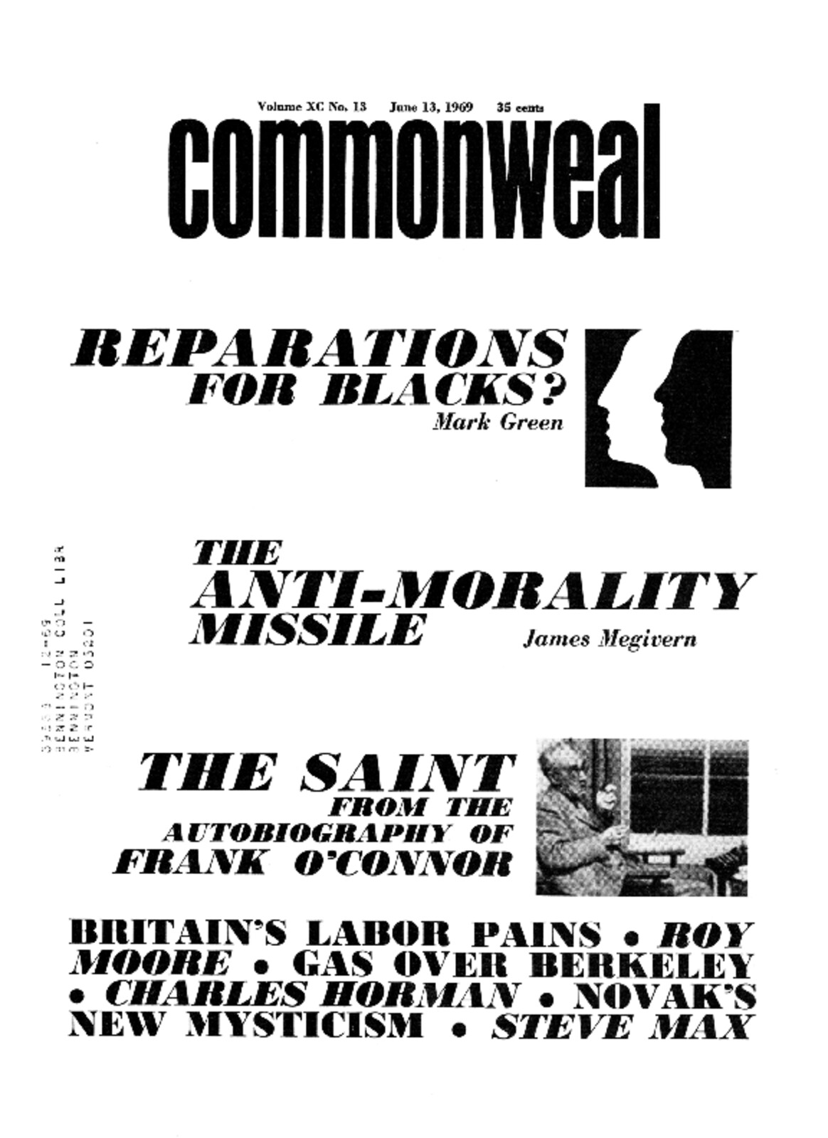 June 13, 1969 | Commonweal Magazine