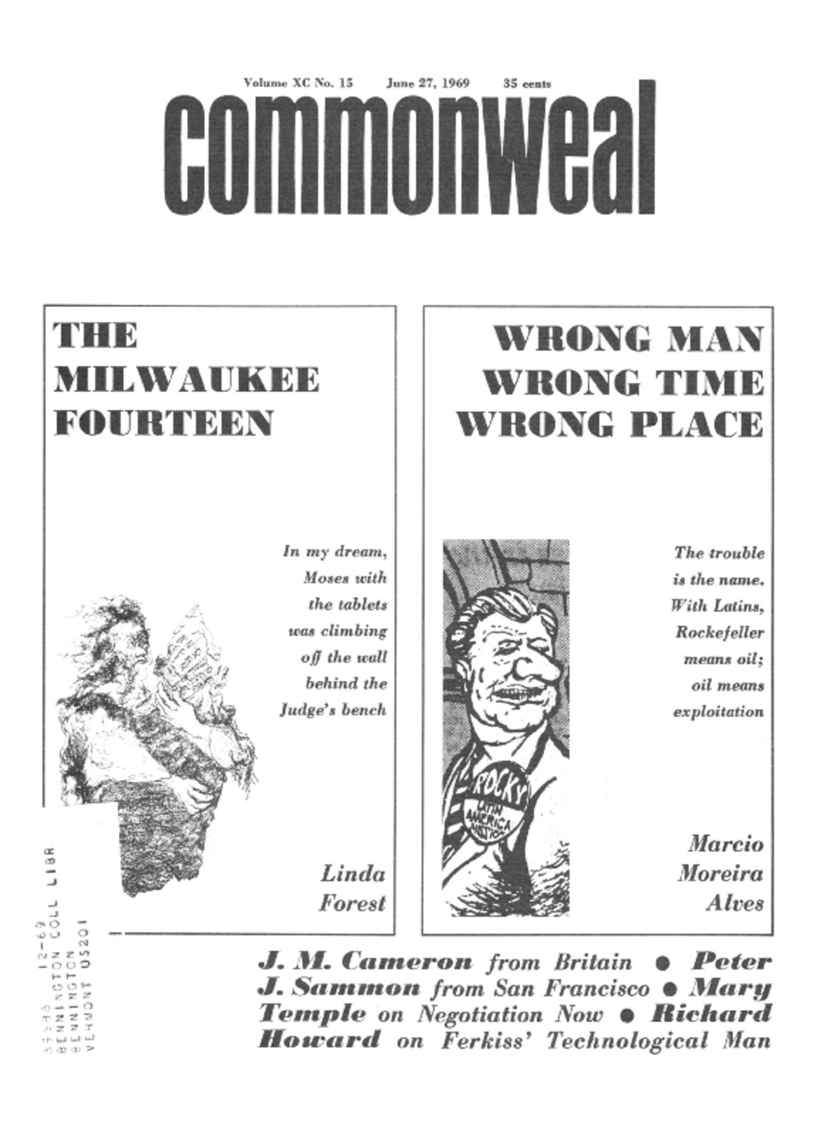 June 27, 1969 | Commonweal Magazine