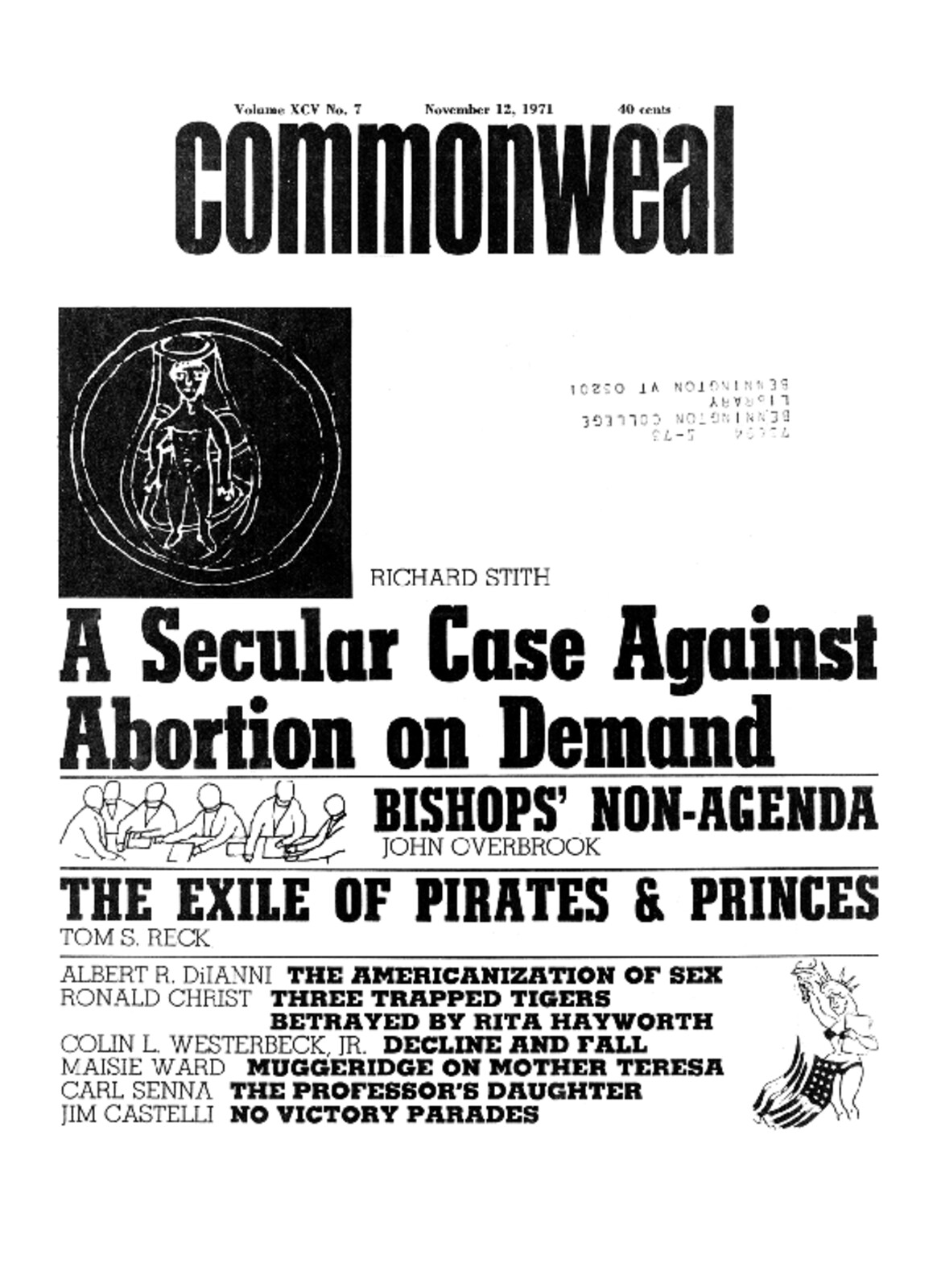 November 12, 1971 | Commonweal Magazine