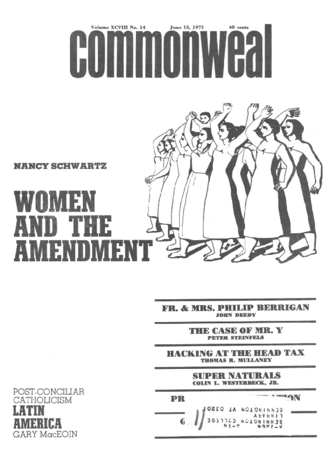June 15, 1973 | Commonweal Magazine