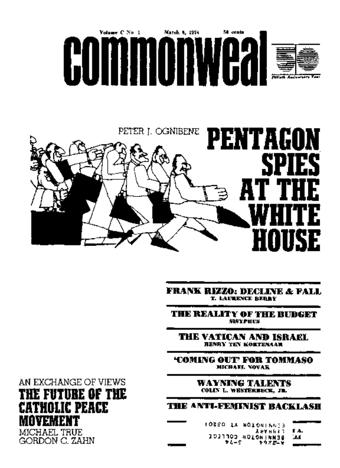 March 8, 1974 | Commonweal Magazine