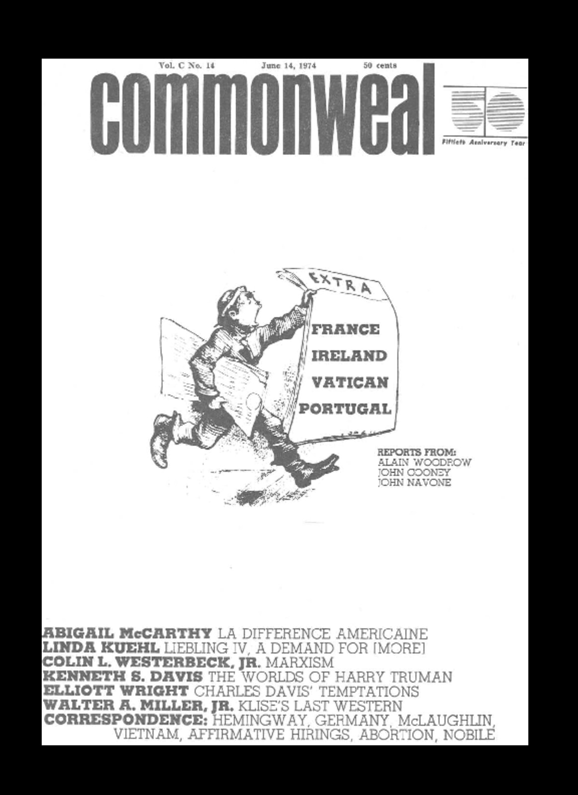 June 14, 1974 | Commonweal Magazine