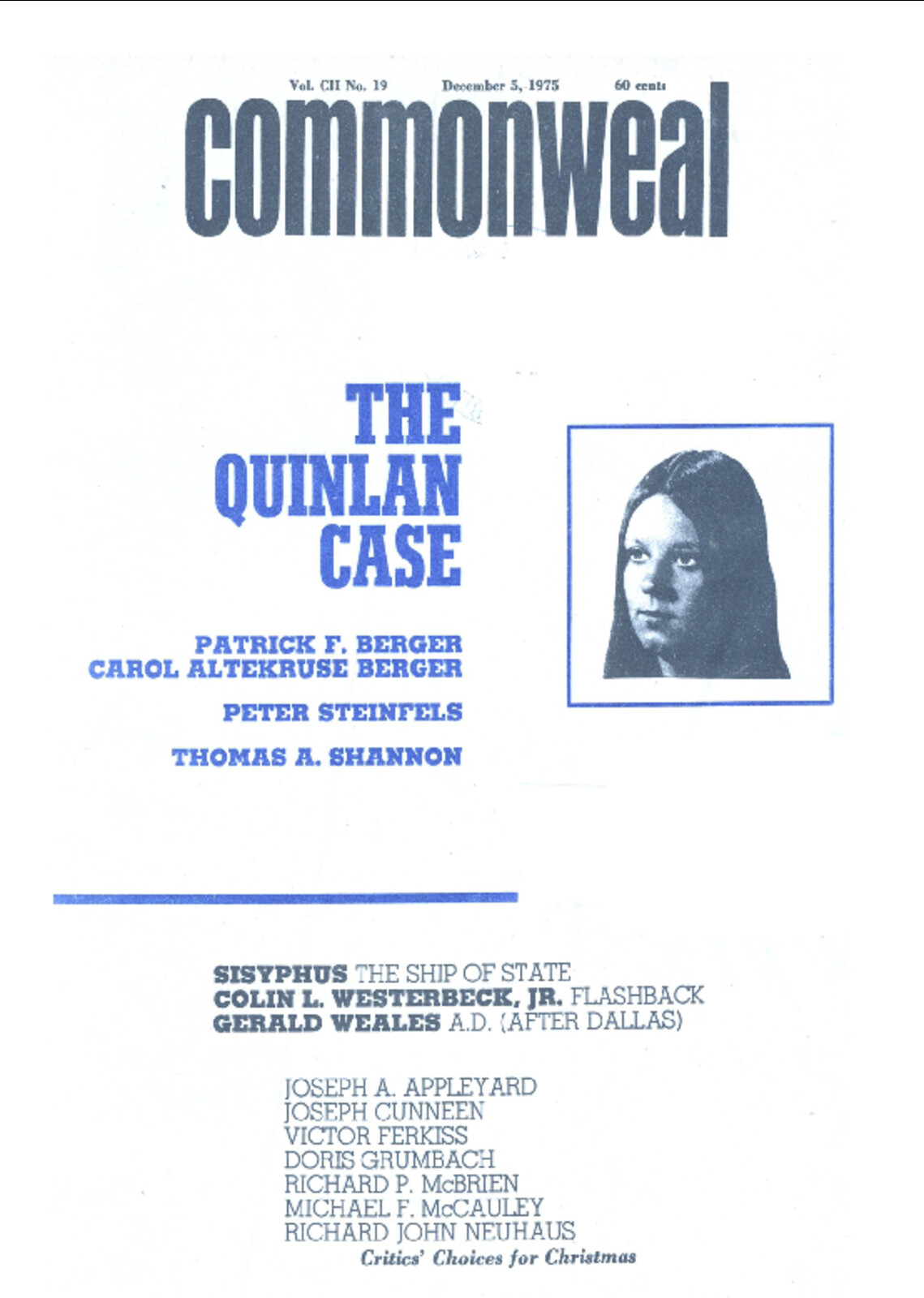 December 5, 1975 | Commonweal Magazine