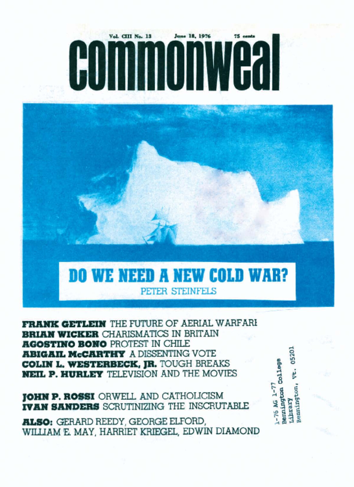 June 18, 1976 | Commonweal Magazine
