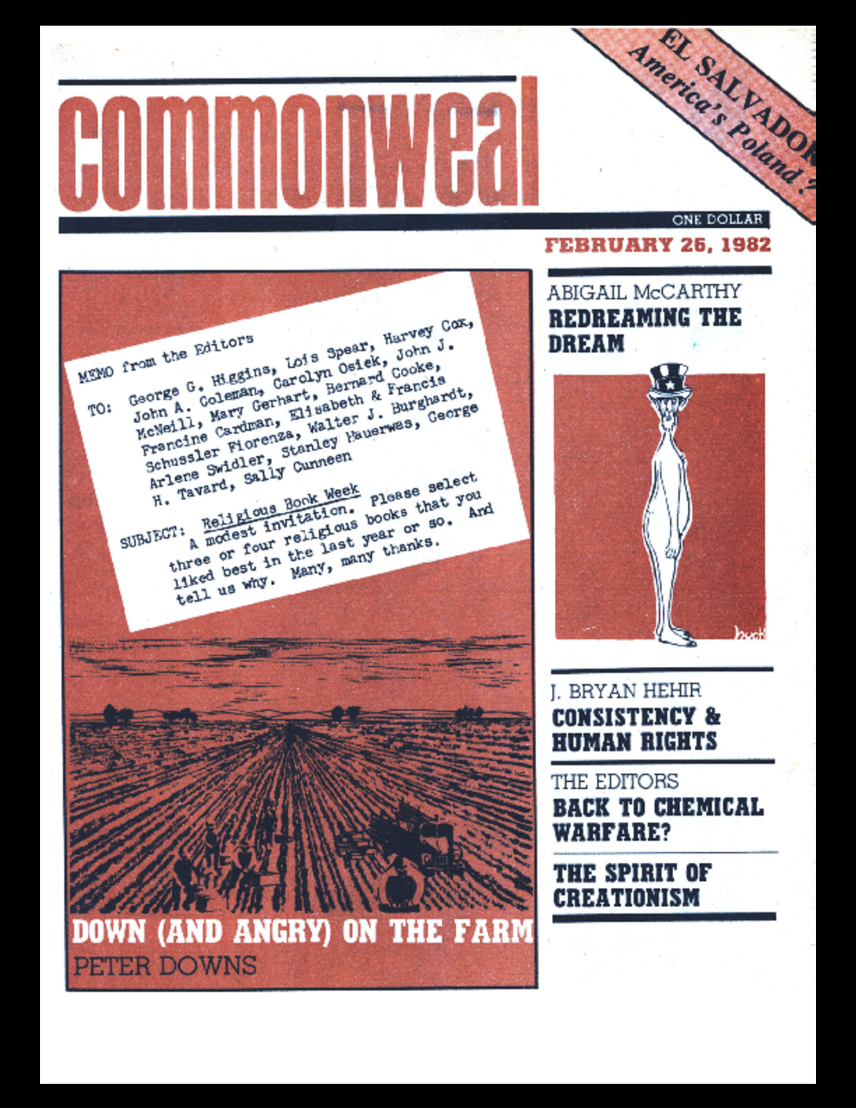 February 26, 1982 | Commonweal Magazine