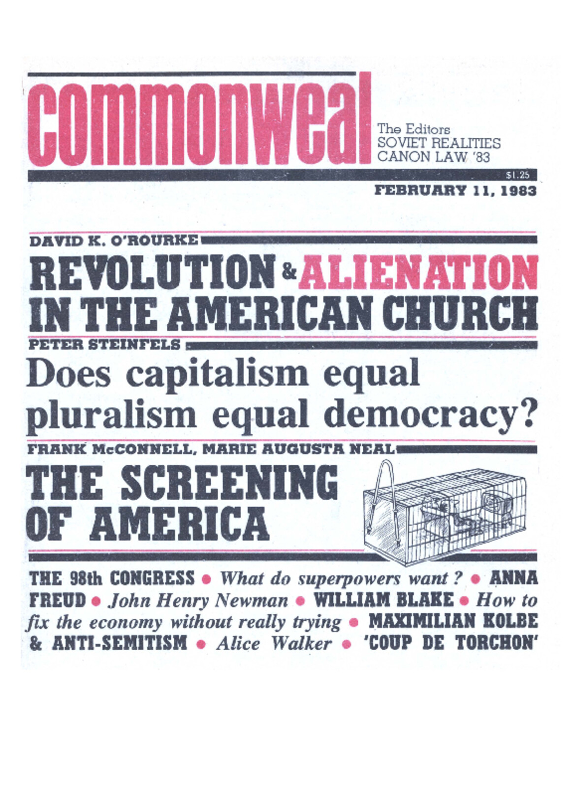 February 11, 1983 | Commonweal Magazine