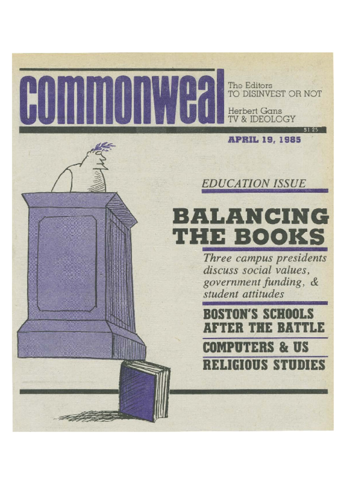 April 19, 1985 | Commonweal Magazine