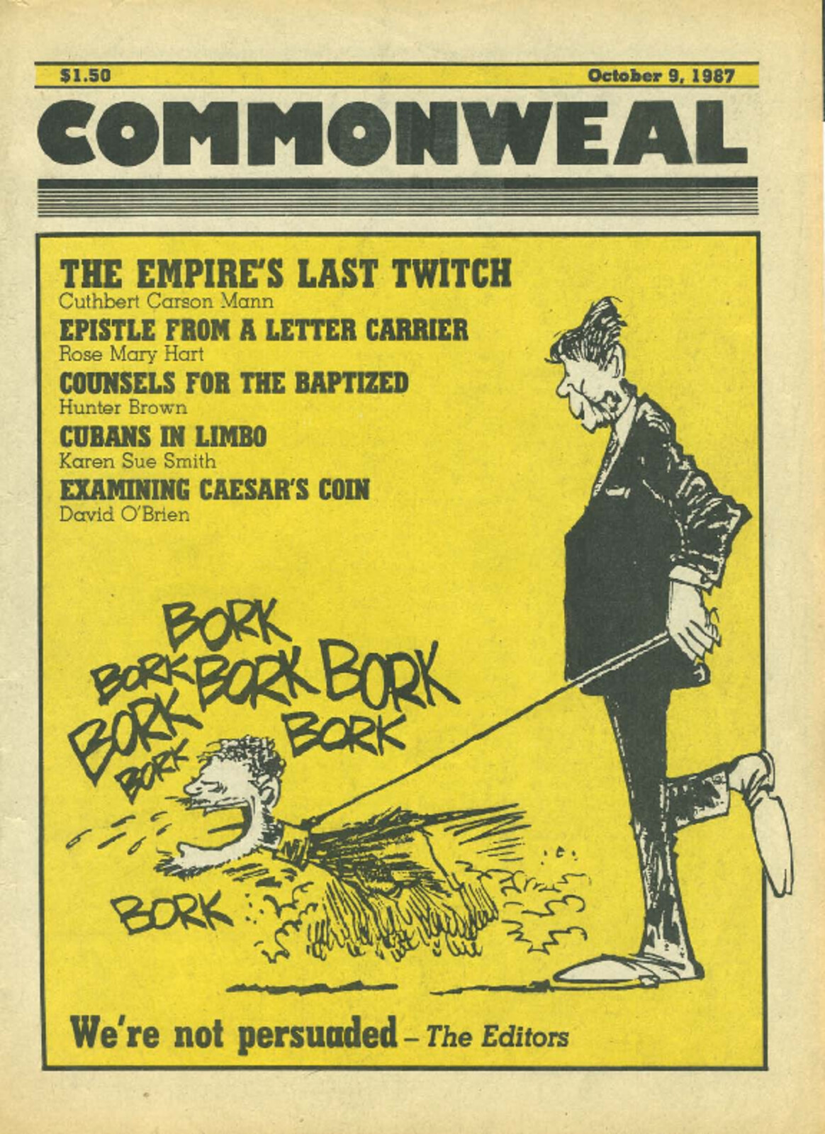October 9, 1987 | Commonweal Magazine