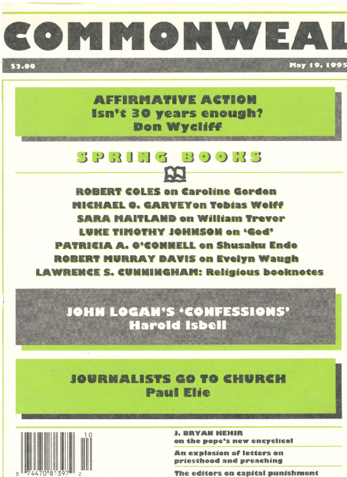 May 19, 1995 | Commonweal Magazine
