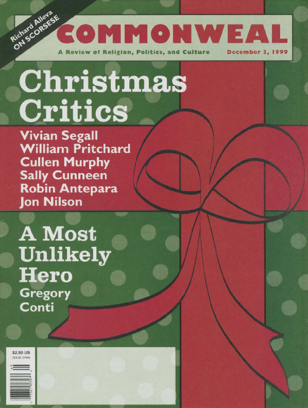 December 3, 1999 | Commonweal Magazine