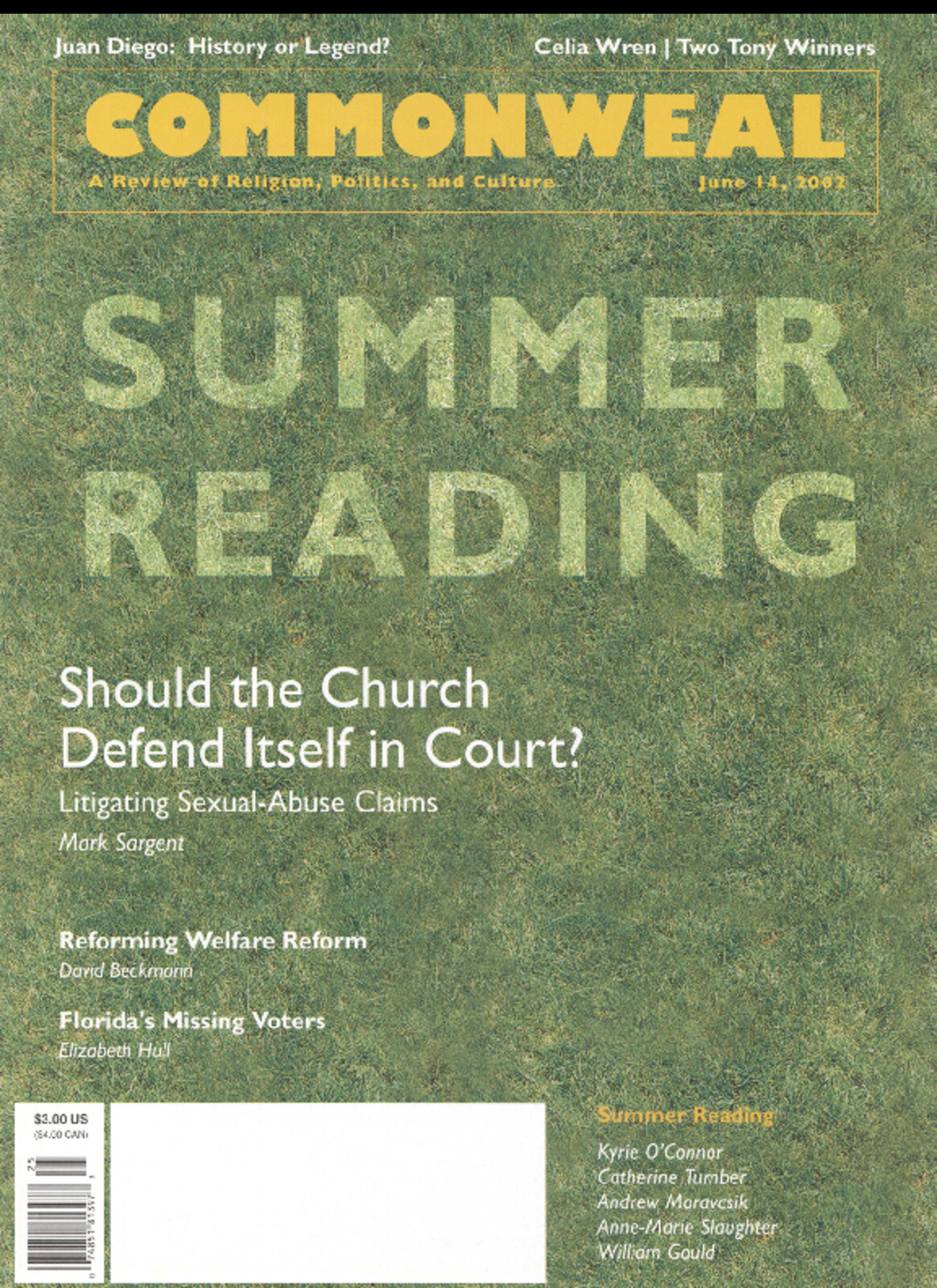 June 14, 2002 | Commonweal Magazine