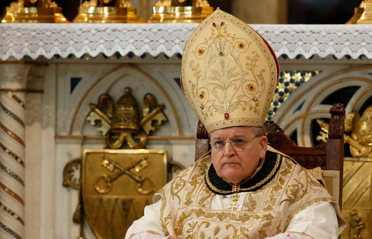 Cardinal Burke In Full Regalia