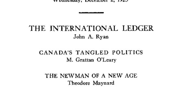 December 2, 1925 | Commonweal Magazine