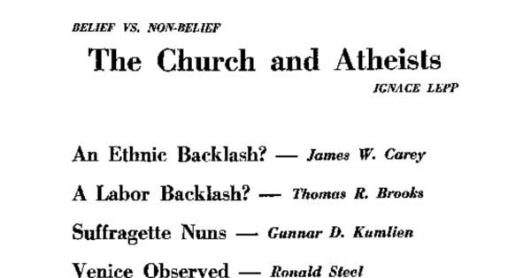 October 16, 1964 | Commonweal Magazine